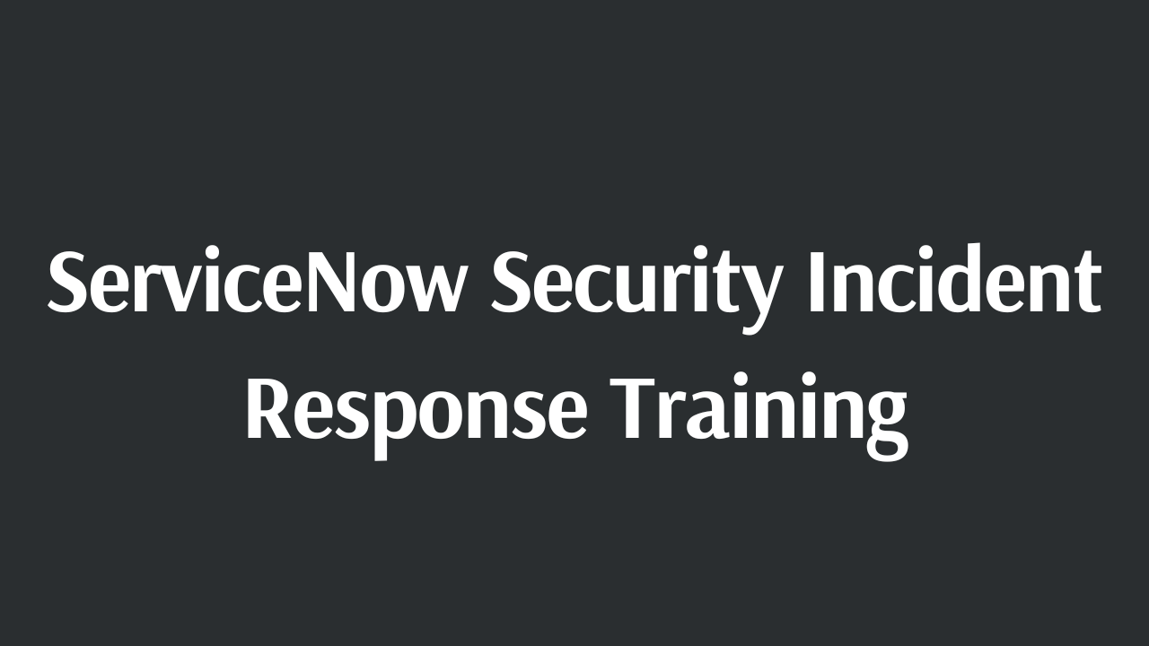 Servicenow Training: 25+ ServiceNow Modules with Expert Team | IT Canvass